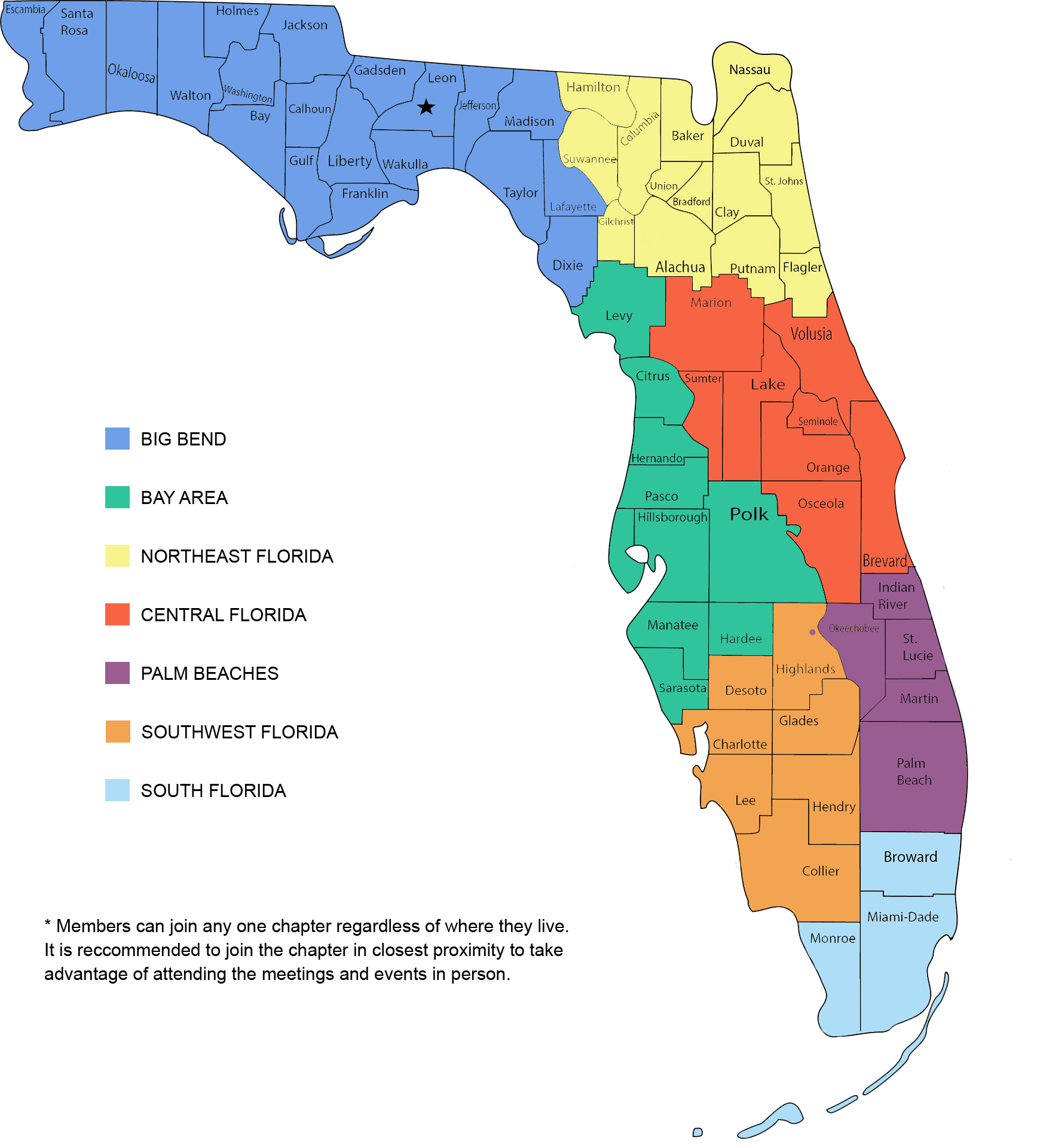 Map Of Central Florida Area